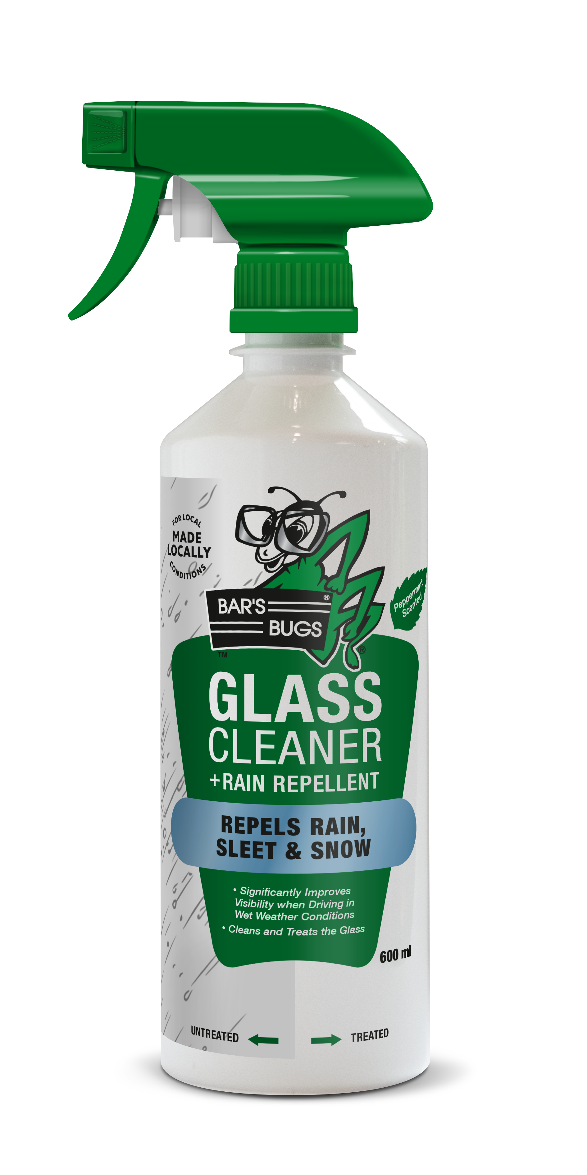 Glass Cleaner with Rain Repellent | Bar's Bugs New Zealand