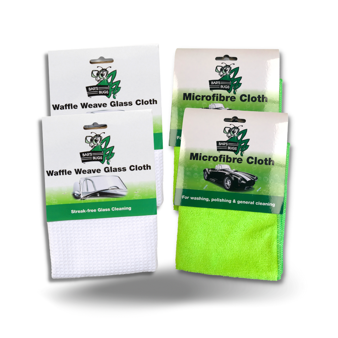 Cloth Kit 4pc set | Microfibre for Glass | Cleaning Equipment
